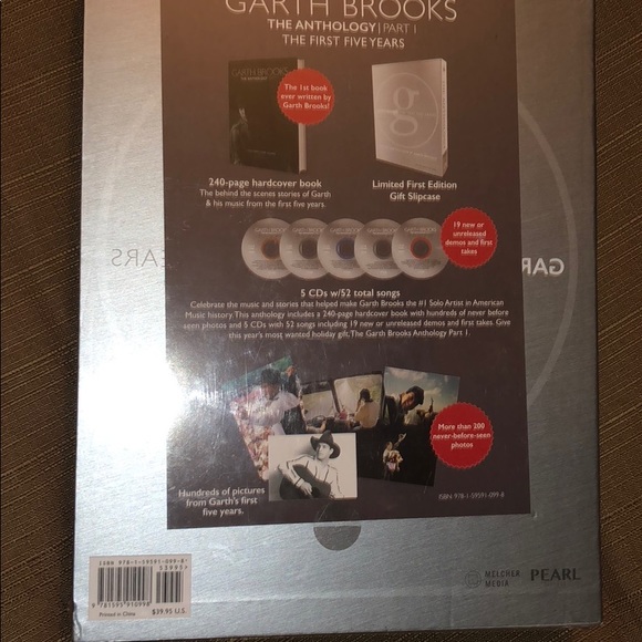 Garth Brooks | Media | Garth Brooks Book Set With 5 Cds | Poshmark